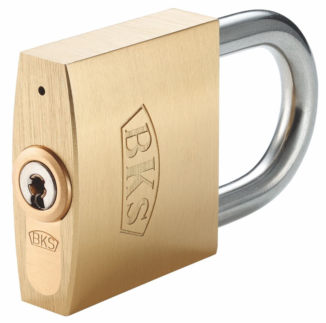 BKS Janus8000 Serie 46 padlock, brass