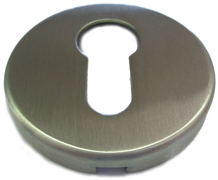 PZ round rosette in stainless steel Ø 55 mm with plastic substructure