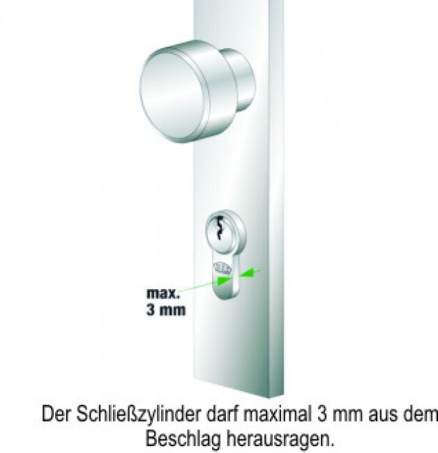 BKS Janus Series 46 dual-profile cylinder for existing locking