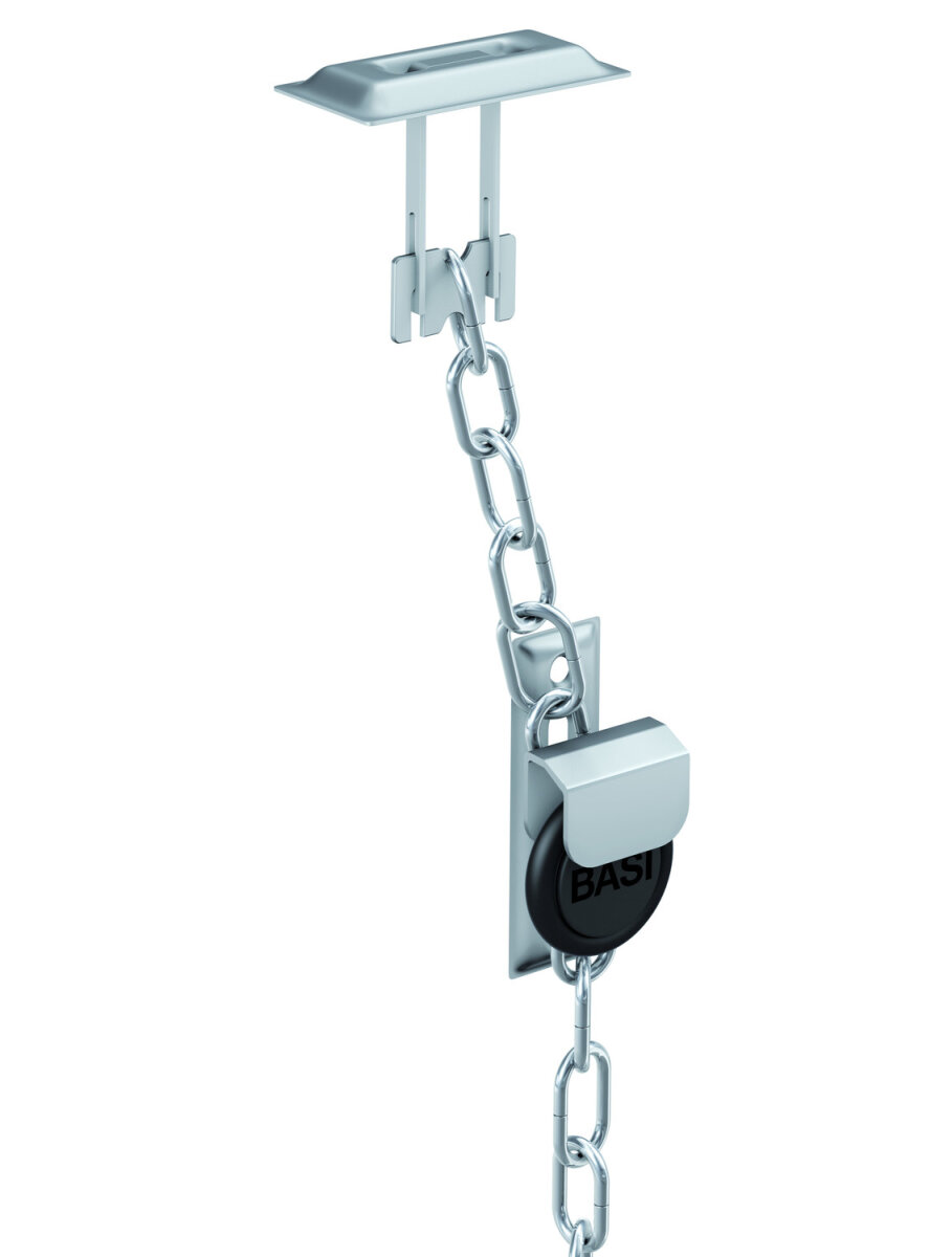 grating locking device GS100 for basement shafts, with chain