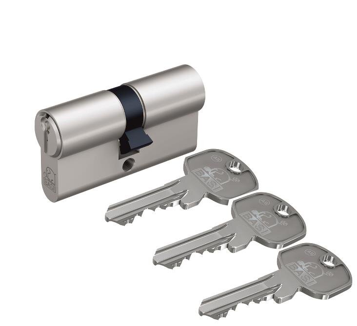 BASI short cylinder length: 25 / 25mm with 3 keys
