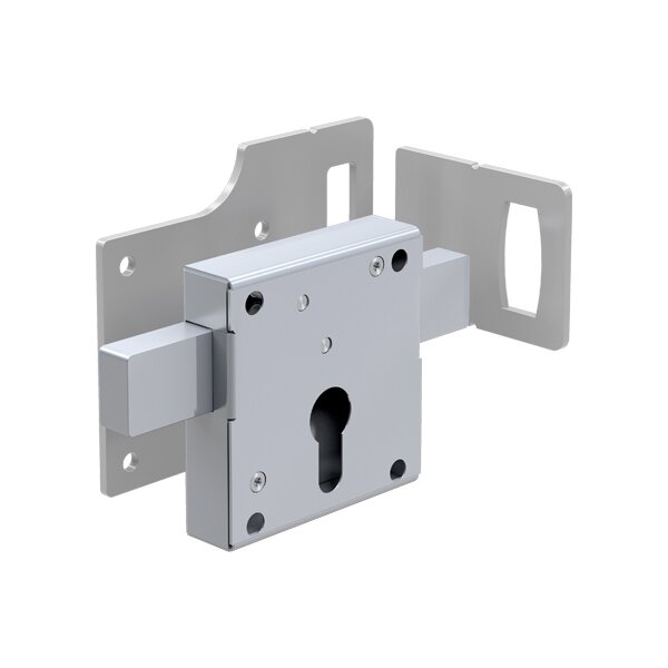 Screw-on lock ATS 80 for metal gates